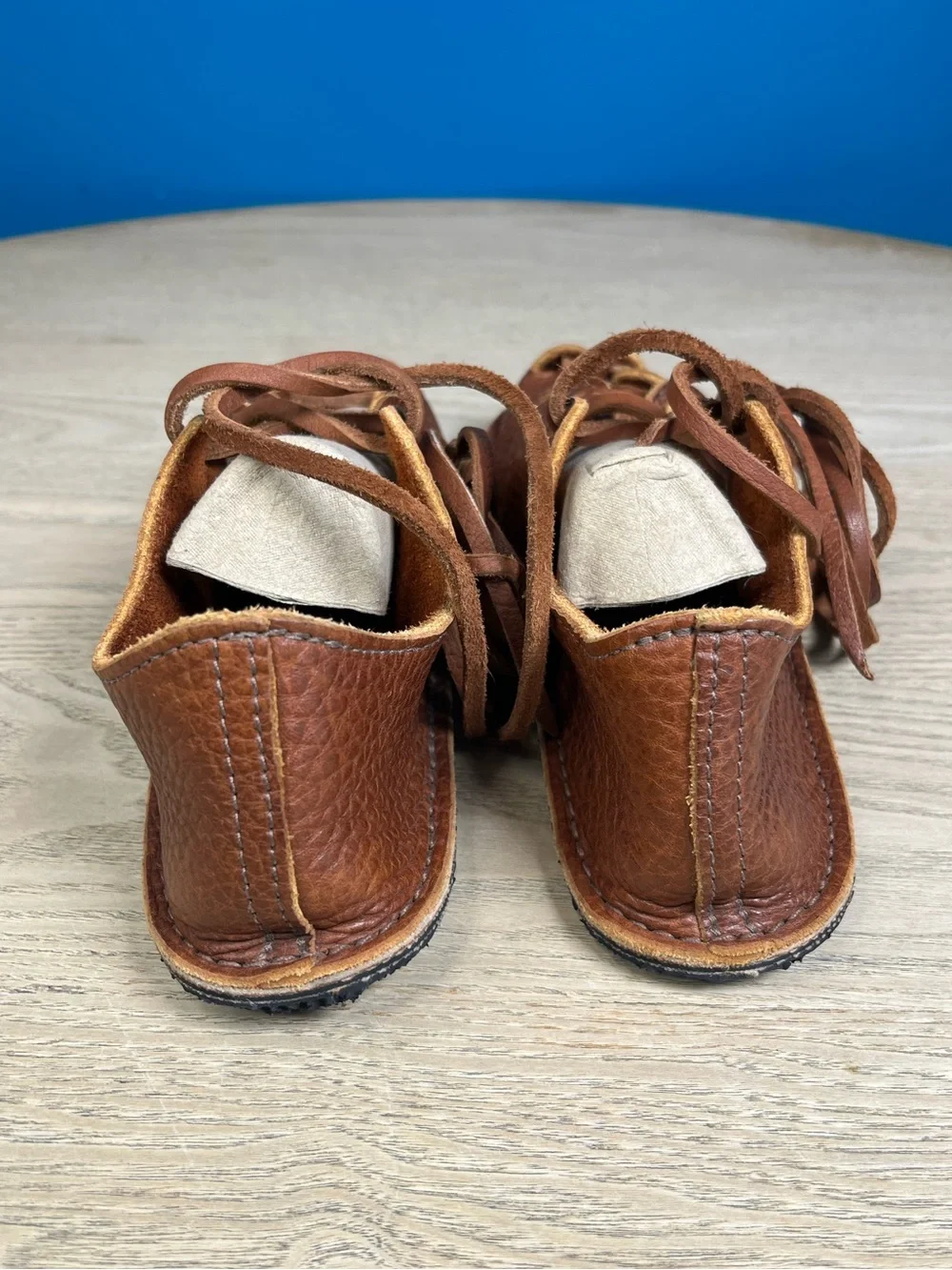 Nativearth | Shoes | Nativearth Ghilles Leather Gladiator Wrap Sandals ...